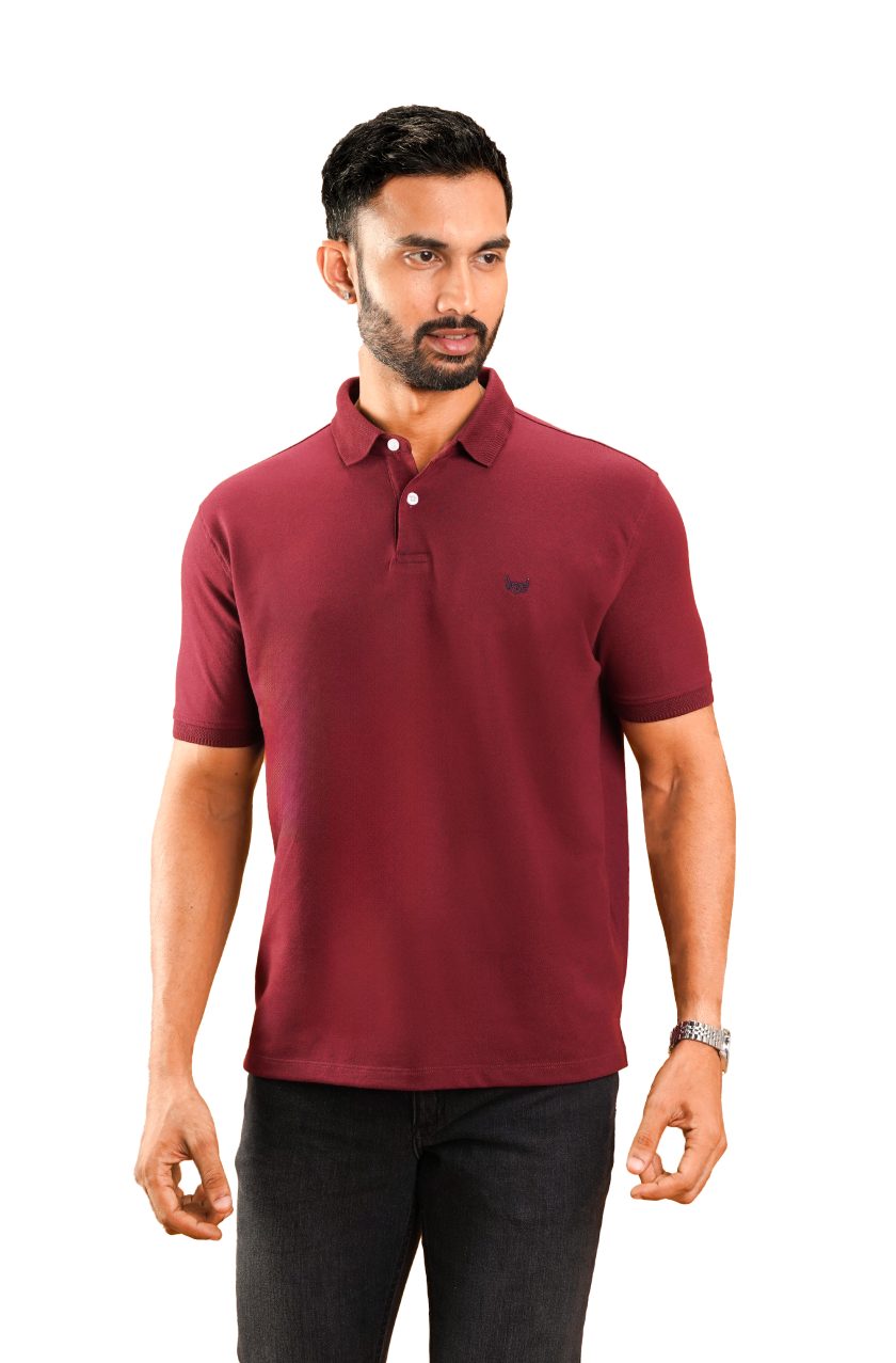 SIGNATURE MEN’S MAROON COLOR T-SHIRT - Signature